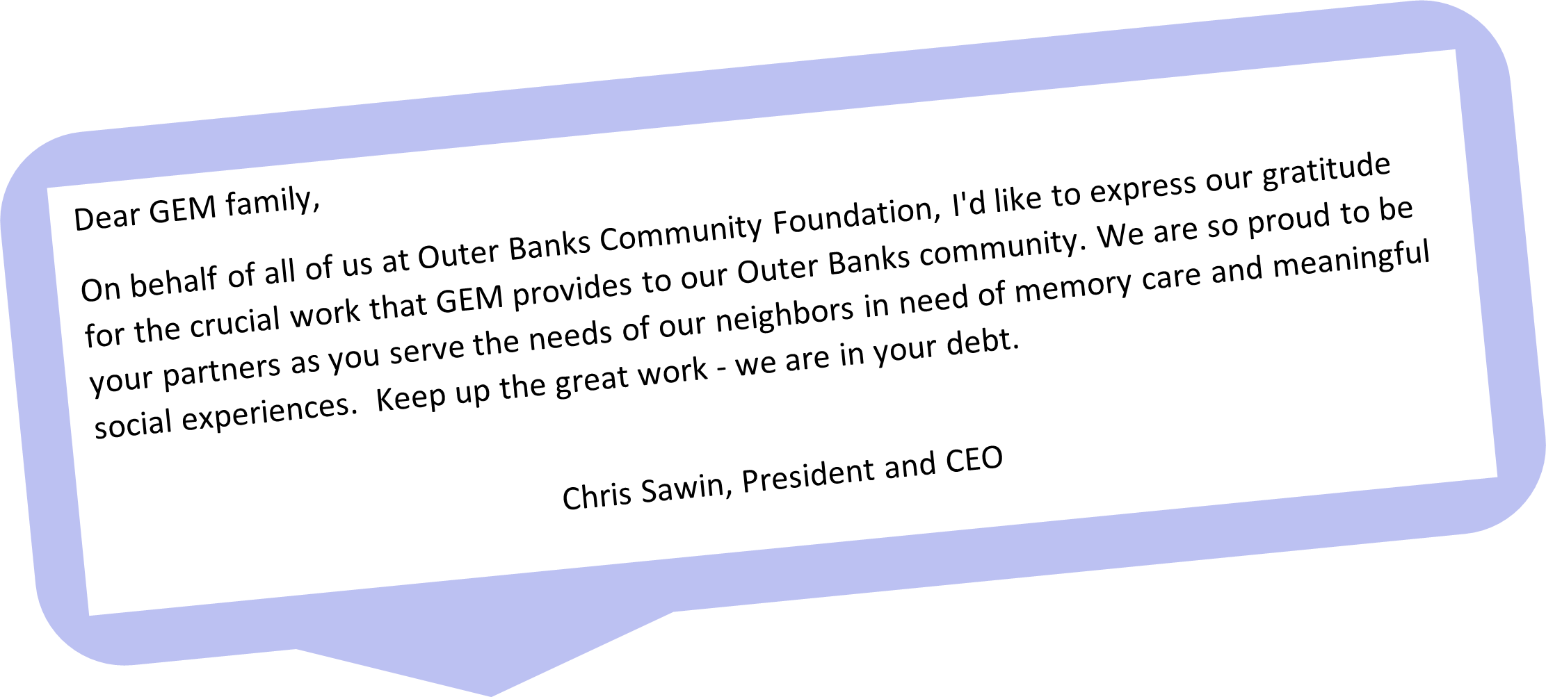 Testimonials | GEM Day Services